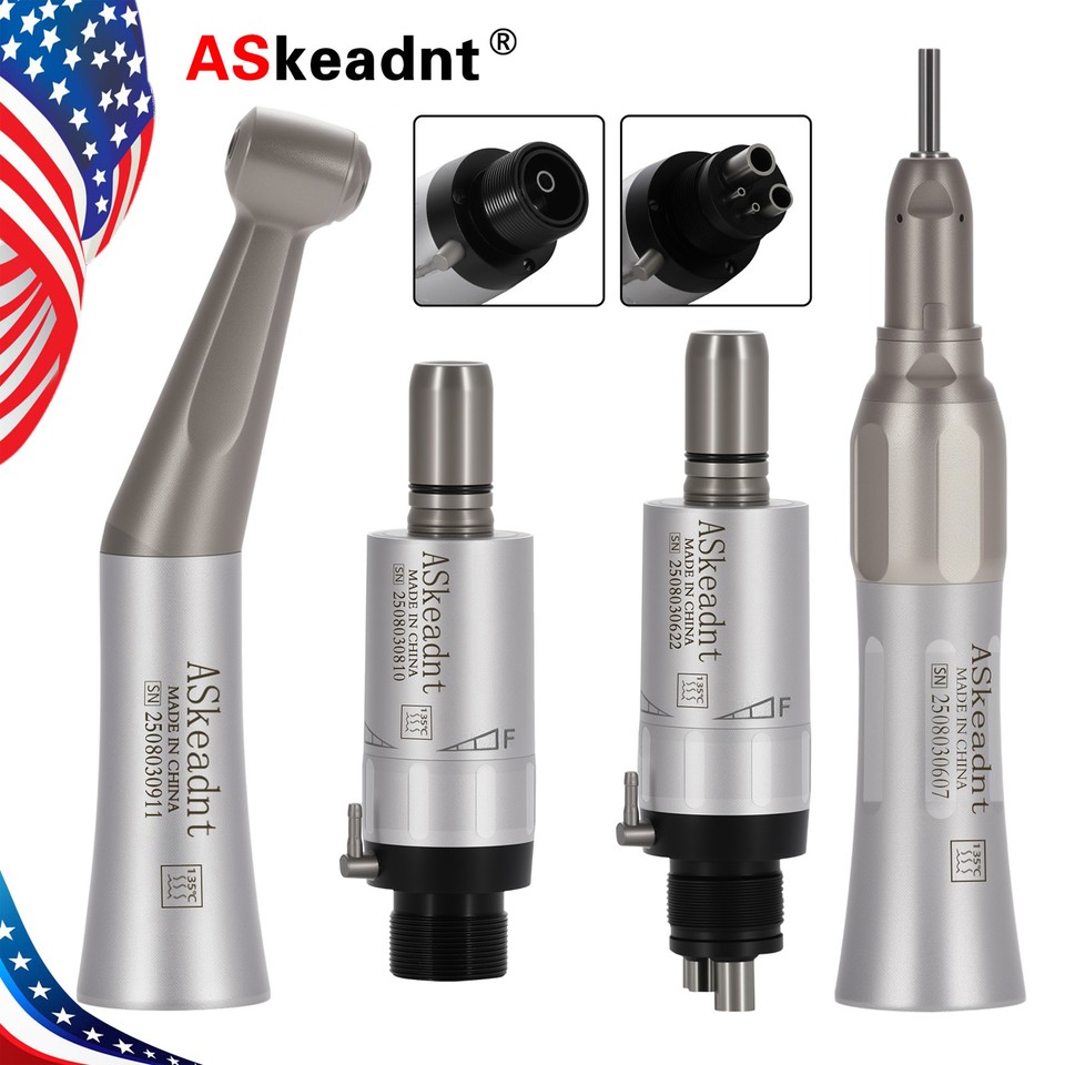 Dental Low Speed Handpiece Kit 2/4H Hygiene Prophy Motor Straight ...