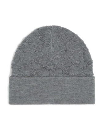 Coach Terry Signature C Logo Beanie Dove Grey 100% Wool One Size ~ | eBay
