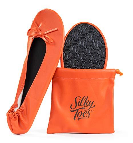 Women's Foldable Portable Travel Ballet Flat Roll up Slipper Shoes | eBay