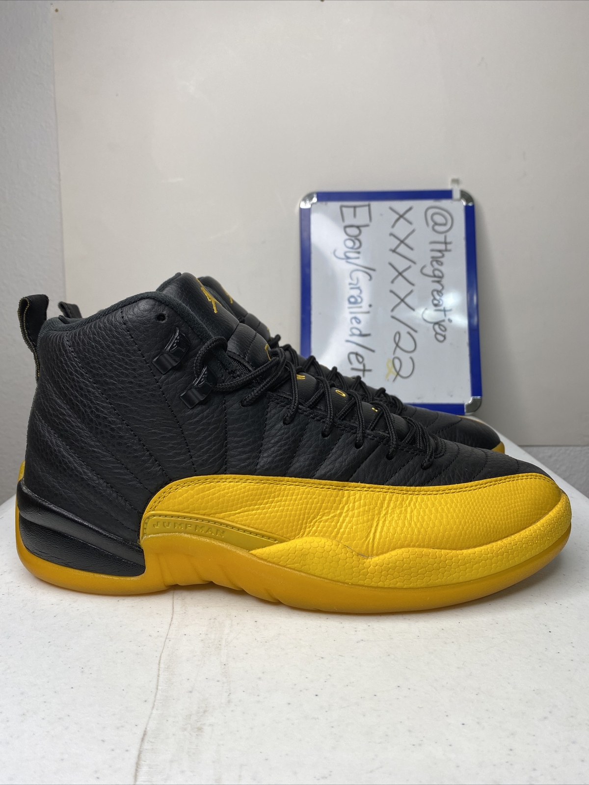 Nike Air Jordan Retro 12 University Gold Black Yellow… - Gem