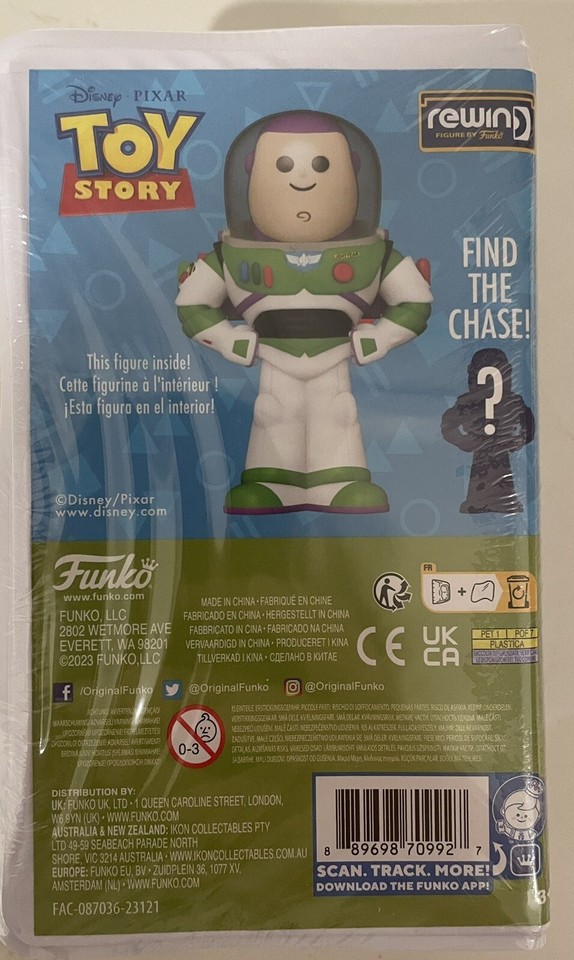SDCC 2023 Exclusive NEW Funko Blockbuster REWIND Buzz Lightyear Toy ...