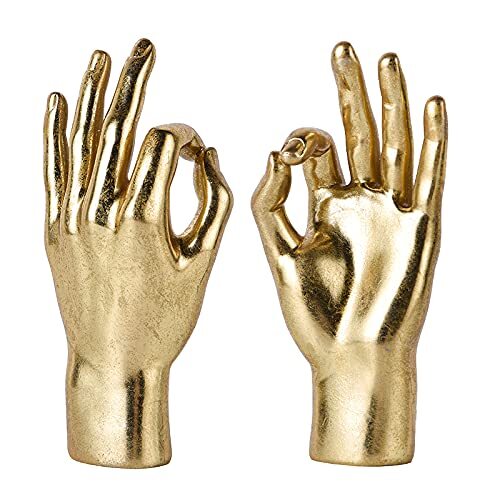 Decor “OK” ASL Hand Sign, Desk Statue Classic Hand Gesture Sculpture ...