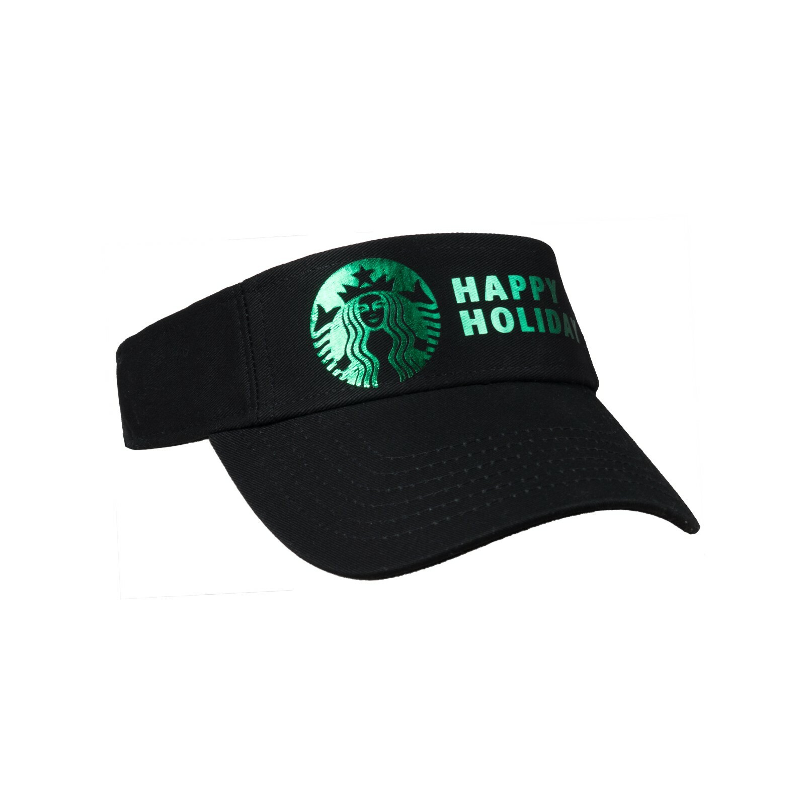 Soft Metallic Foil Design Starbucks Visor Cap | eBay