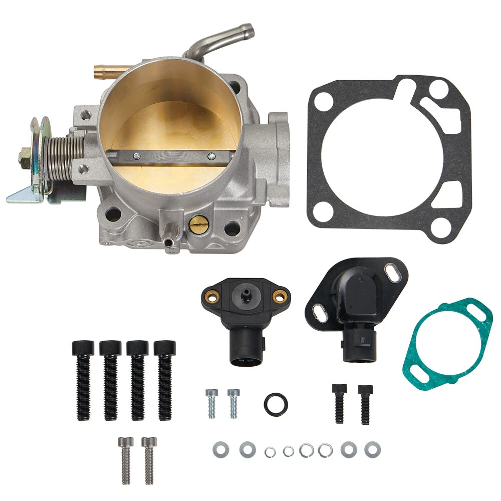 70MM Intake Manifold Throttle Body Kit With TPS MAP Sensor, 40% OFF
