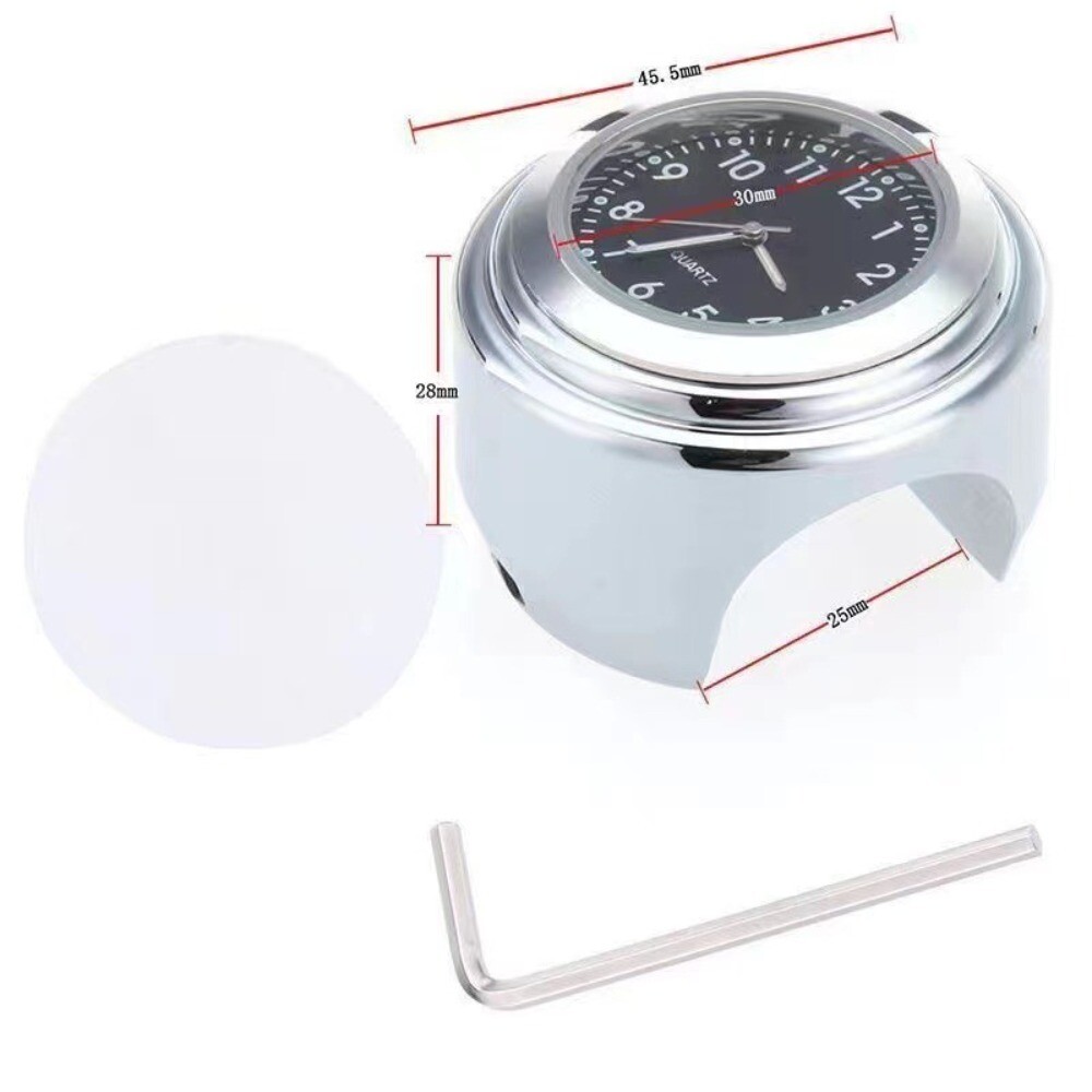 Waterproof Motorcycle Bike Clock Shockproof Glow Watch Quartz Watch | eBay