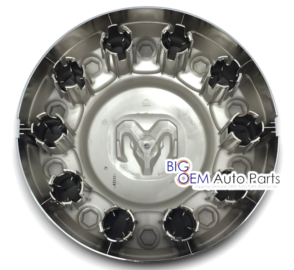 2019 - 2025 Ram 4500 5500 Front Chrome 19.5" Wheel Center Hub Cap OEM ...
