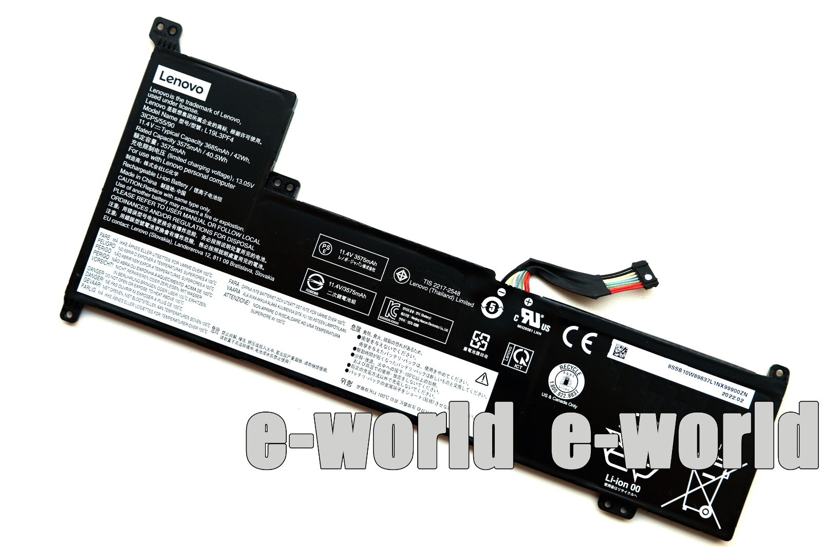 New Genuine L19L3PF4 L19C3PF6 Battery for Lenovo Ideapad 3-17IML S350 ...