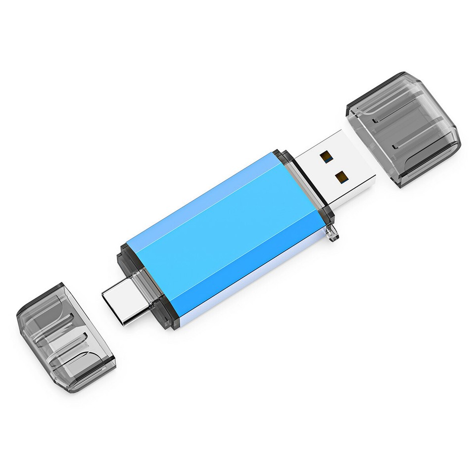 128GB USB3.0 Flash Drive Type-C Memory Stick OTG Pen Drive For Android ...