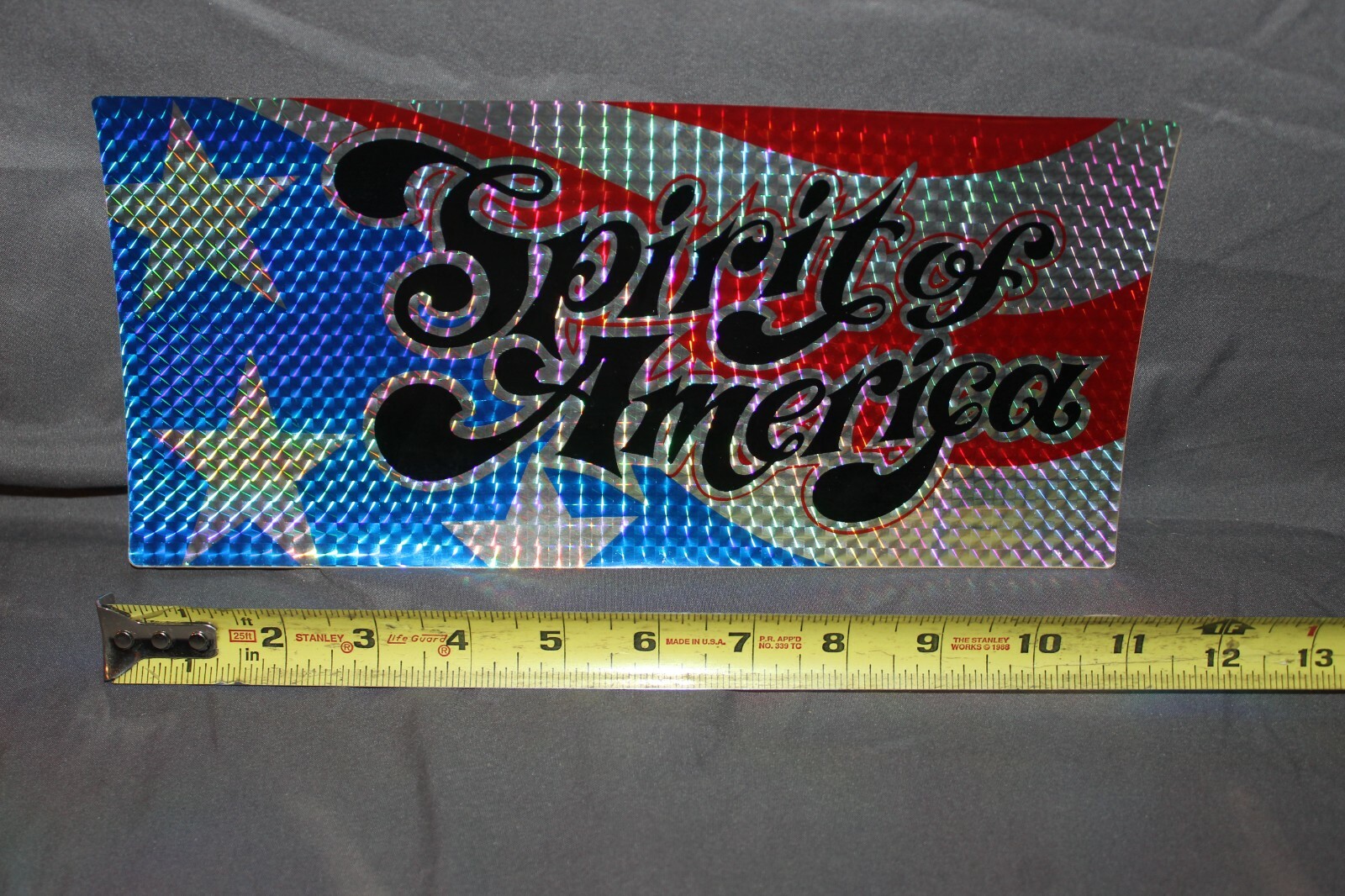 Chroma Graphics Vintage Spectra 70s 80s Auto License Plate Decal Spirit ...