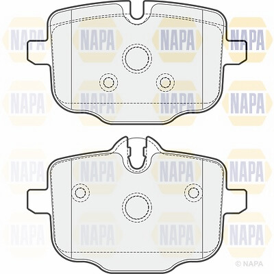 Brake Pads Set Rear NBP1517 NAPA 34208093728 34212284389 34212284390 ...