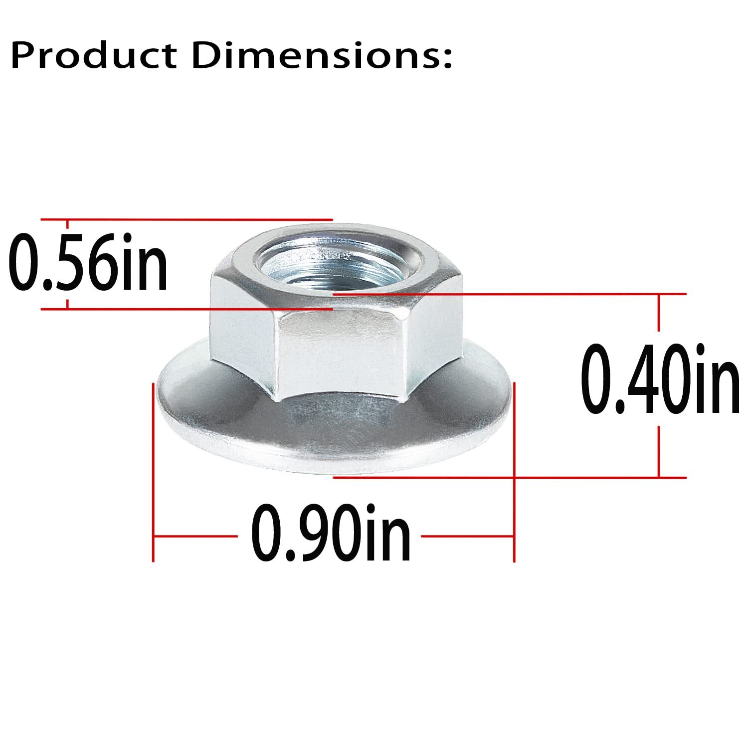 M142955 Lock Nuts Ten Piece Set, Compatible with 2025, 4210, GT322 ...