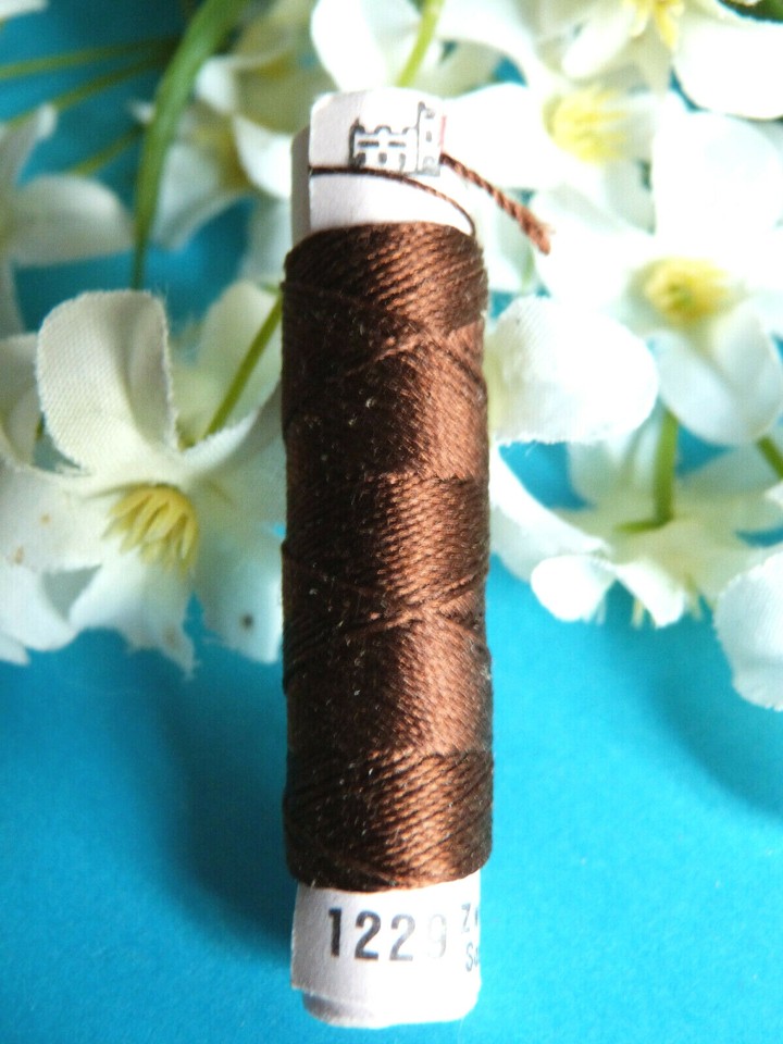 691BBIS/ Superb Bobbin Natural Silk Thread "Flora" Brown Zwicky No ...