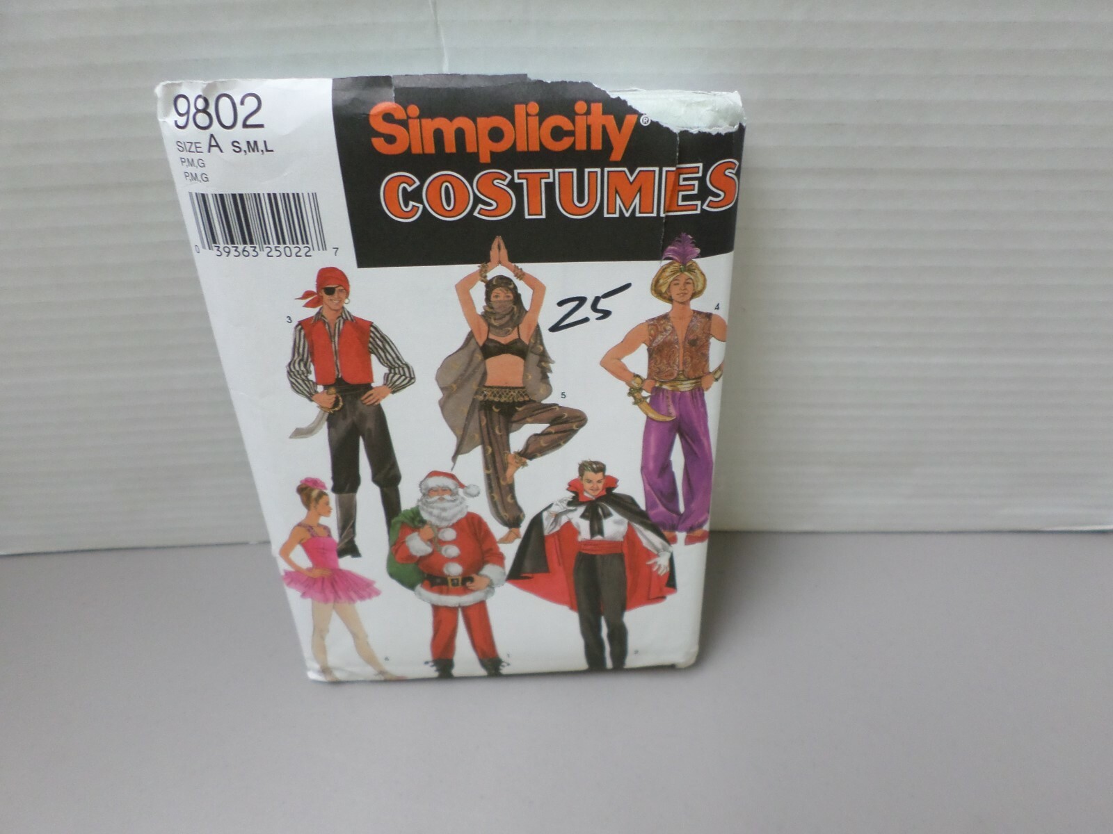 Simplicity Costumes Halloween 9802 Pattern Adult Pirate Vampire Santa ...
