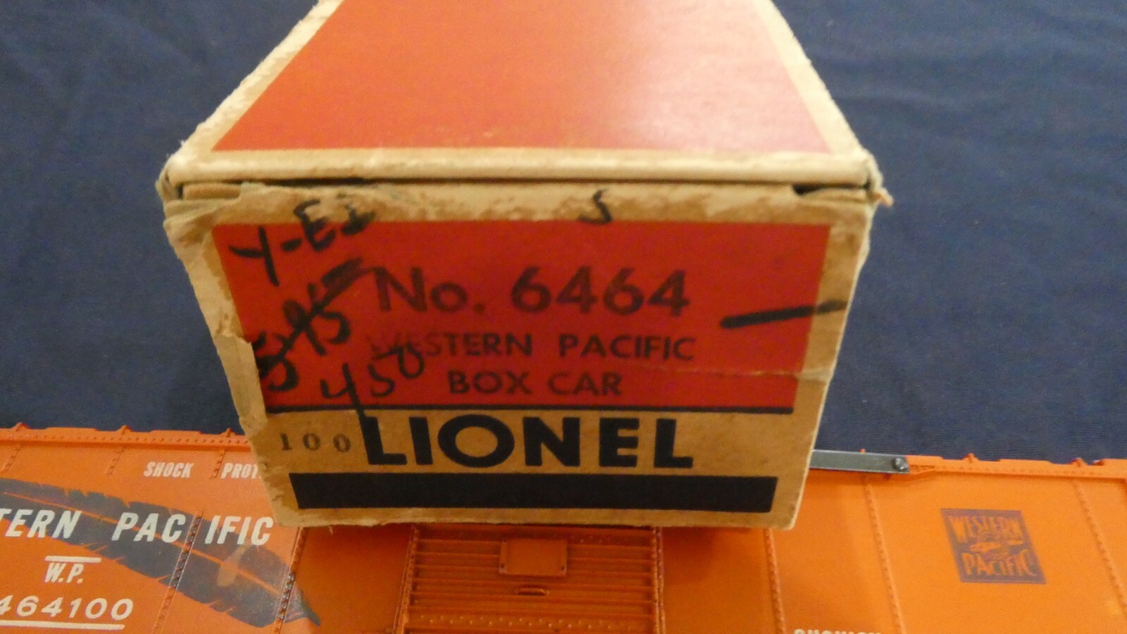 LIONEL 6464-100 BLUE FEATHER IN ORIGINAL BOX | eBay