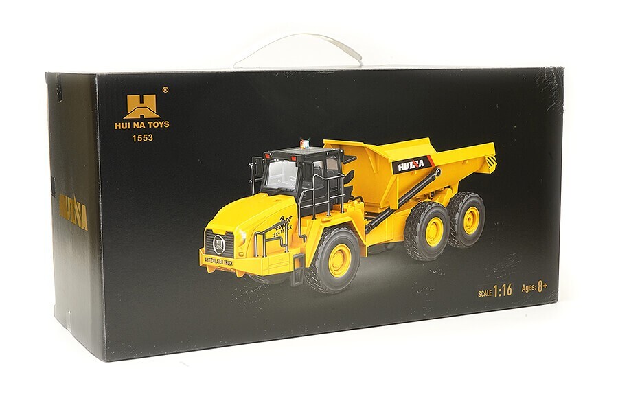 Huina 1553 RC Dump Truck Remote Controlled Construction Vehicle Dumper ...