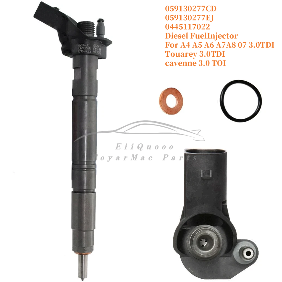 Fuel Injector For Audi For VW Porsche 3.0 TDI 0445117021 059130277CD ...