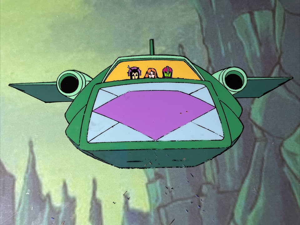 HE-MAN Animation Cel vintage MOTU cartoon production art EVIL-LYN She ...