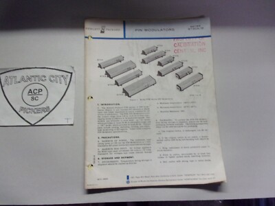 HEWLETT PACKARD PIN MODULATORS 8730 A/B | eBay