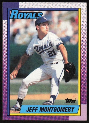 1990 Topps #638 Jeff Montgomery Kansas City Royals | eBay