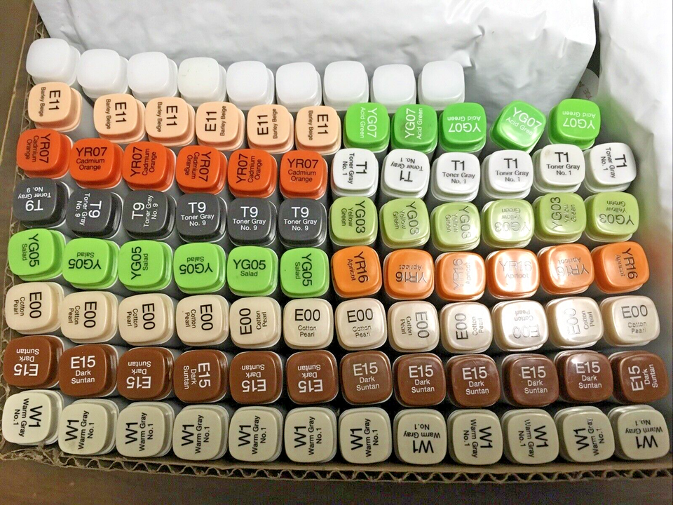 Too Copic Classic Original Marker Dual Tips Assorted colors New without package | eBay