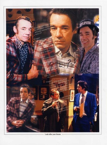 Only Fools and Horses Trigger Look after your broom 16×12 Autographed ...