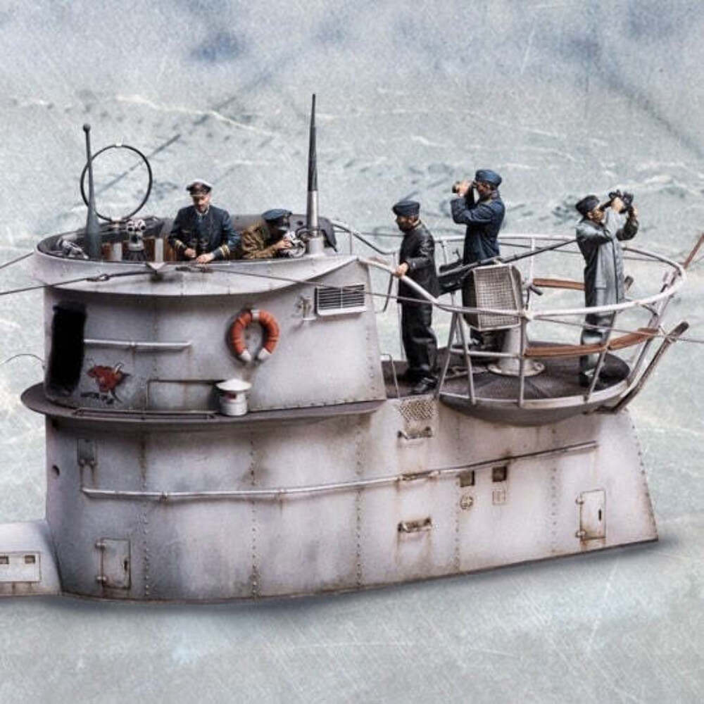 Border Model 1/35 German WWII DKM Type VII-C U-Boat Upper, 58% OFF