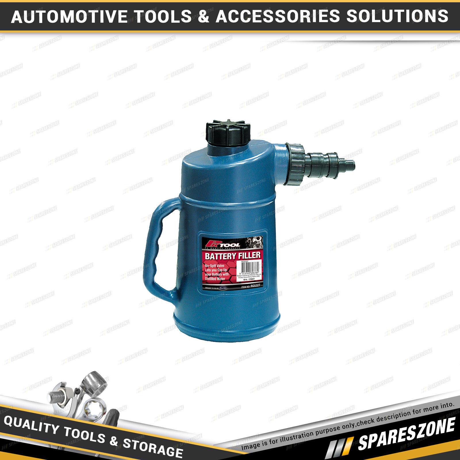 PK Tool Battery Filler Bottle - Non Spill Filler with Shut Off Valve | eBay