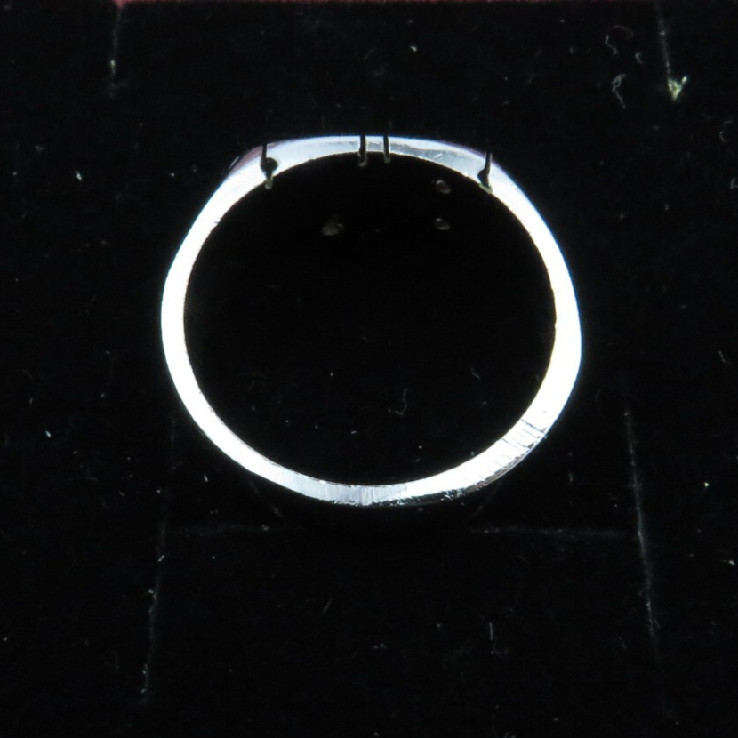 Vtg. SMB Ring Silvertone Internet Slang Abbreviation Ring Fashion ...