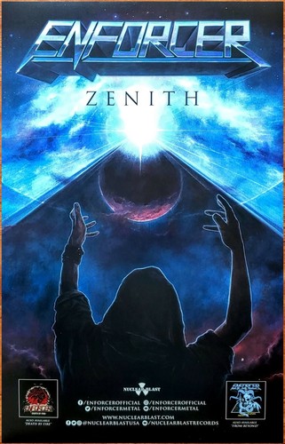 ENFORCER Zenith Ltd Ed New RARE Tour Poster! Heavy Speed Metal NWOTHM ...