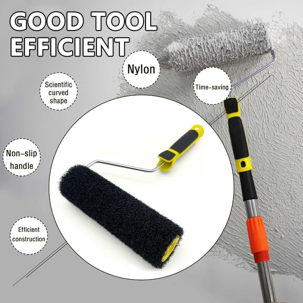 9 Inch Drywall Texture Durability Roller Brush Covering Wall | eBay