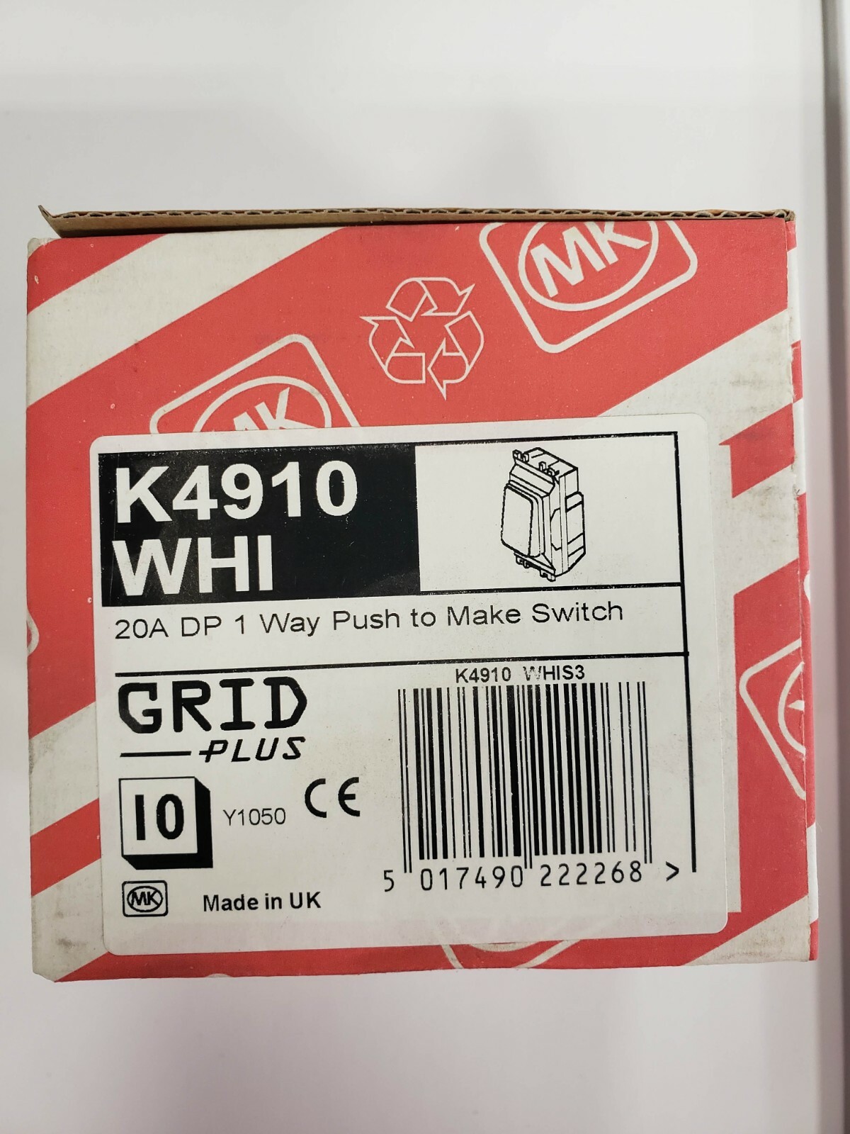 K4910 MK 1-Way Push to Make Switch | eBay