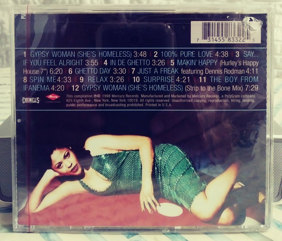 Promo NEW IN WRAP(UPC holepunch-Hairline case crack) THE BEST OF CRYSTAL WATERS | eBay