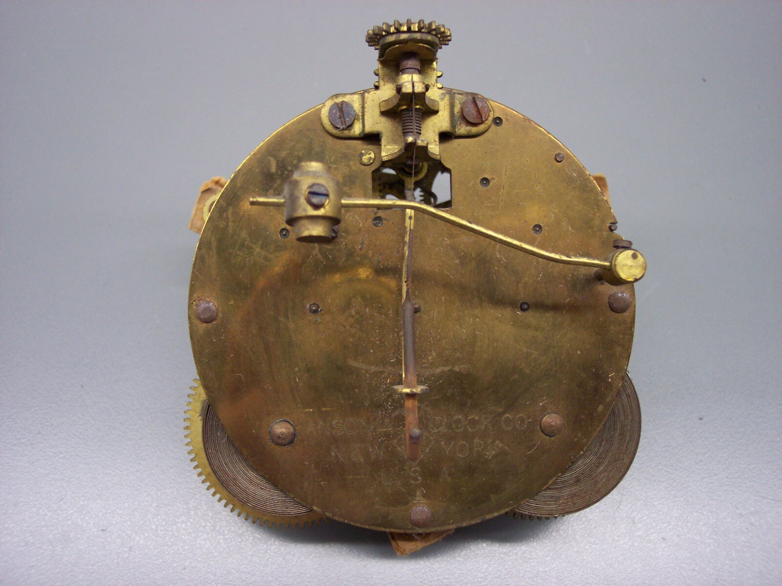 CLOCK WINDING KEY for the ANSONIA 3 1/8" DIAMETER MOVEMENT SHOWN ...