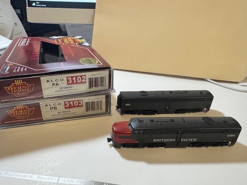 N-Scale Broadway Limited Alco PA and PB Locomotives Southern Pacific ...