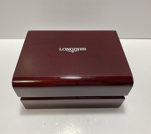 Longines Wooden Watch Box & Longines Bracelet Extra Links Lot | eBay