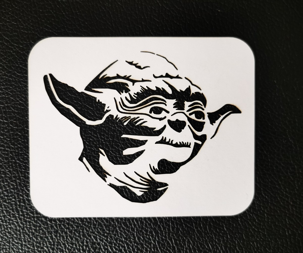 Yoda Face Stencil