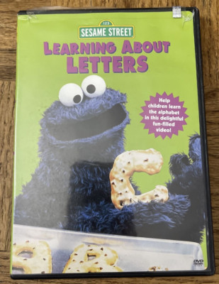 Sesame Street Learning About Letters DVD-Rare-SHIPS N 24 HOURS ...