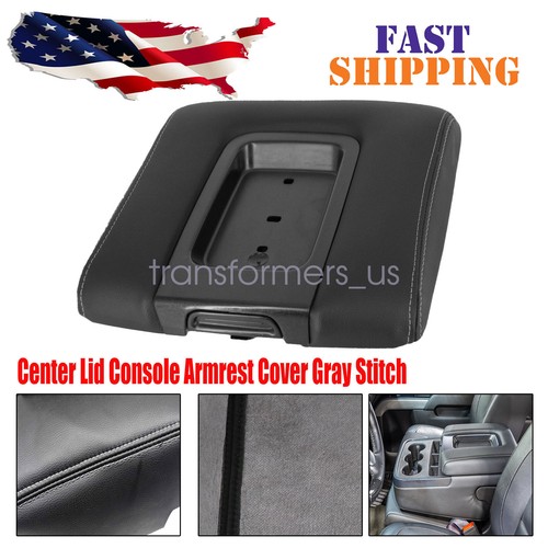For Chevy Silverado 2014 2015-2018 Center Lid Console Arm Rest Cover ...