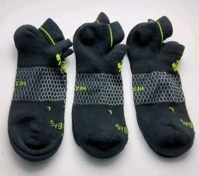 Bombas Hex-Tec Athletic Ankle Socks Lot Of 3 Size XL | eBay Australia