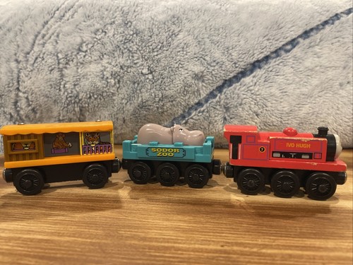 Thomas & Friends Wooden Railway Ivo Hugh Zoo Hippo Train Tank Engine ...