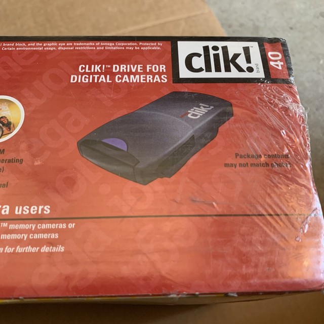 Iomega Clik Drive for Digital Cameras (12021) External Clik Drive for ...