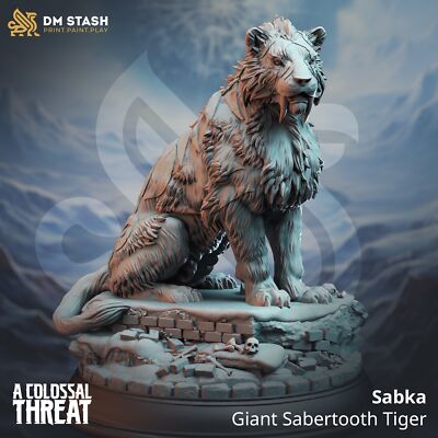 Sabka - Giant Sabertooth Tiger | eBay