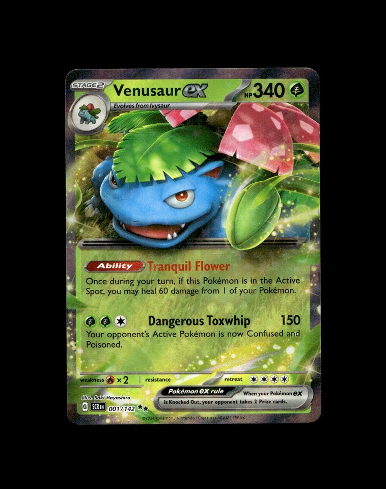 Bulbasaur Ivysaur Venusaur Pokemon Card! Holo/Reverse Holo EX VMAX Rare ...