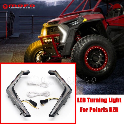 Amber & White LED Fang Running Lights For 18-21 Poalris RZR XP1000 RZR ...