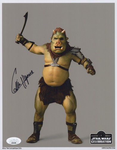 OPX The Book of Boba Fett Collin Hymes signed Gamorrean Guard 8x10 ...