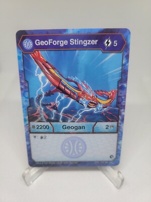 Bakugan ' Geoforce Stingzer ' Geogan Spin Master Card | eBay