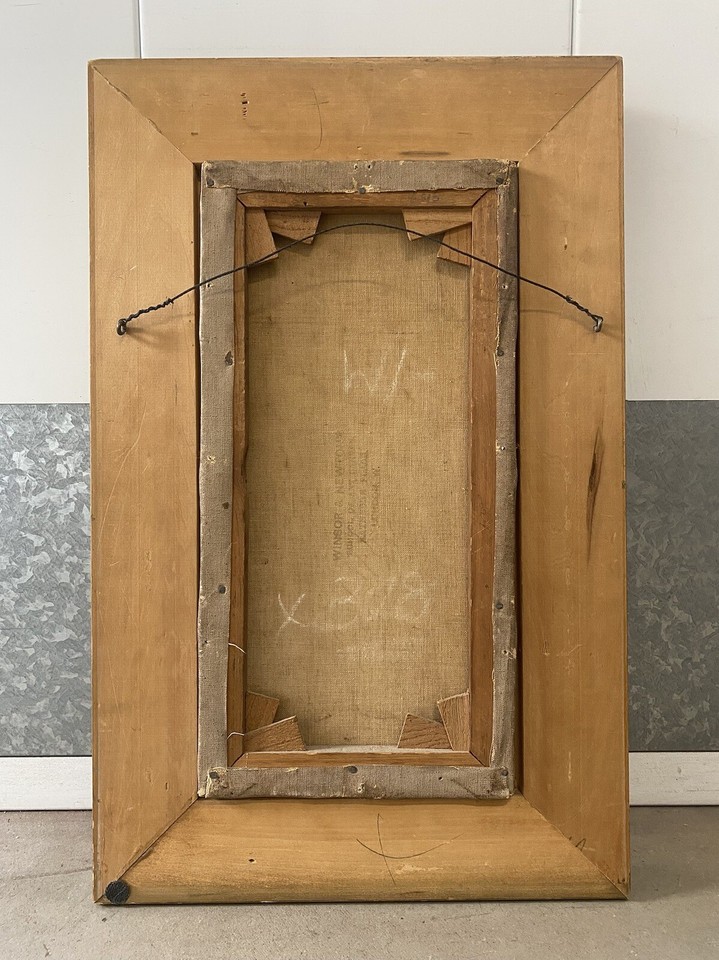 🔥 Antique Old 19th c English Impressionist Woman Portrait Oil Painting ...