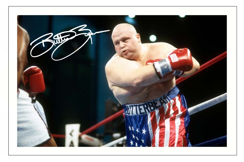 BUTTERBEAN Signed Autograph PHOTO Fan Gift Signature Print BOXING Boxer ...