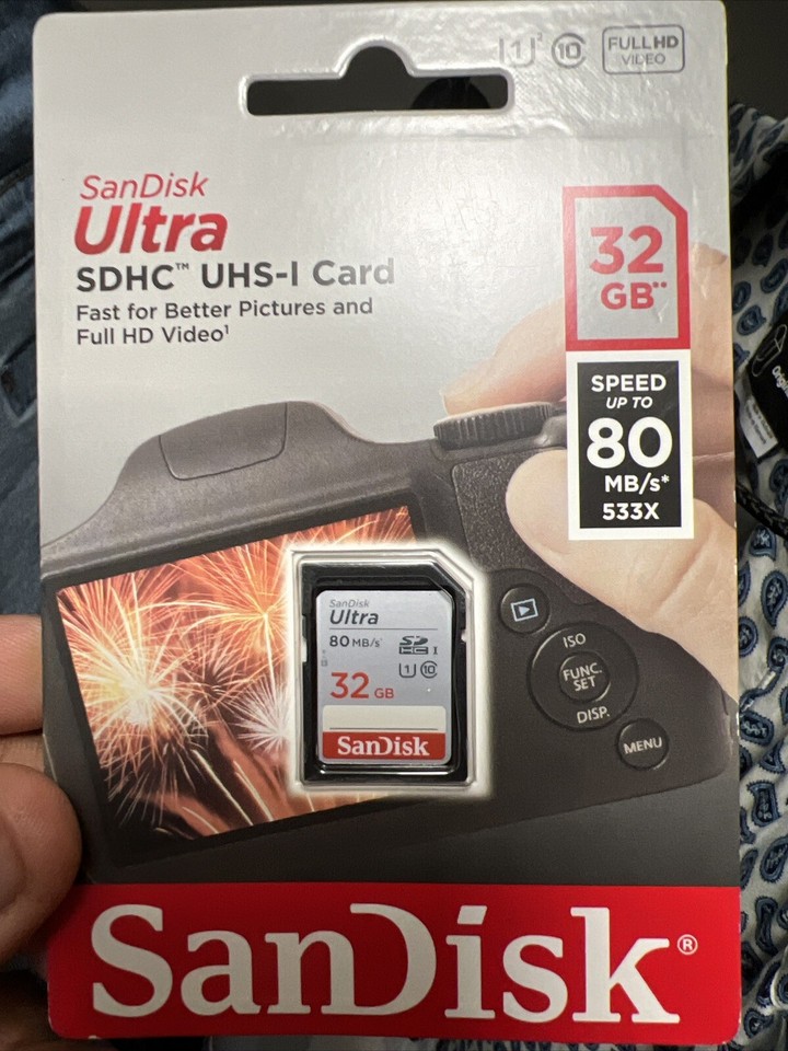 SanDisk Ultra 32 GB SD SDHC Memory Card | eBay