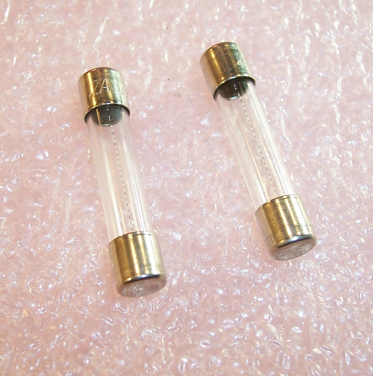 QTY (25) 0312.002 LITTELFUSE 2A 250V FAST ACTING GLASS FUSE CARTRIDGES ...
